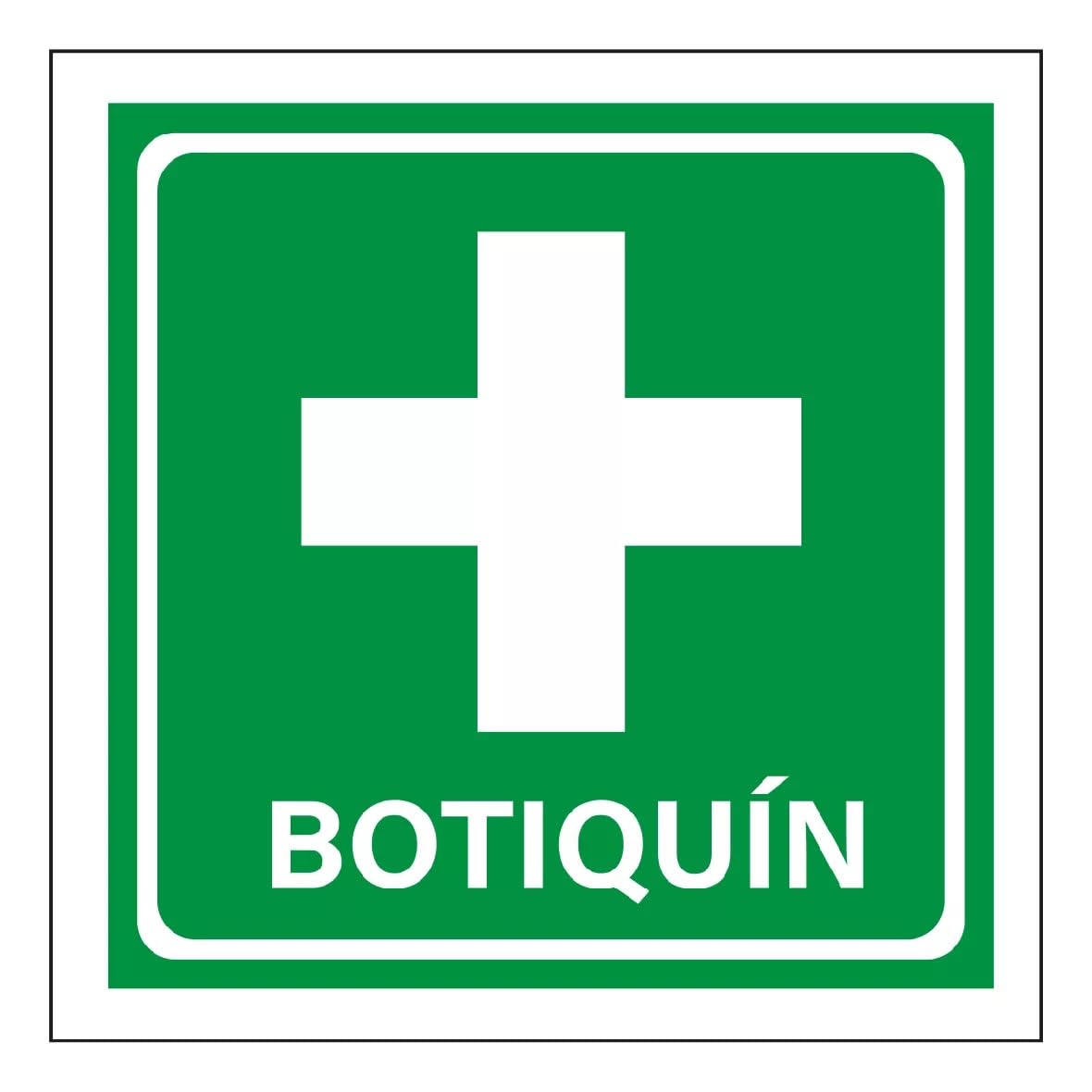 Señalamientos De Protección civil letrero de botiquín | botiquín | 1 ...