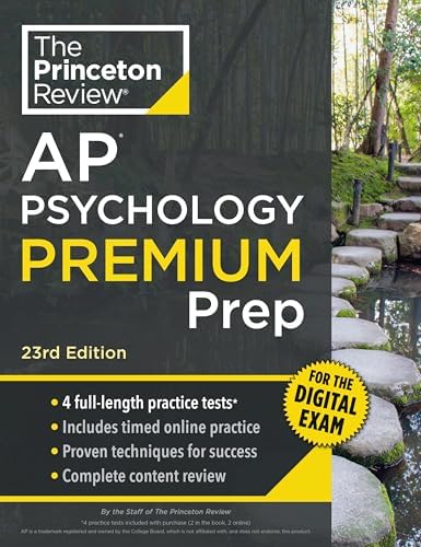 Amazon.com: Princeton Review AP Psychology Premium Prep, 23rd Edition ...