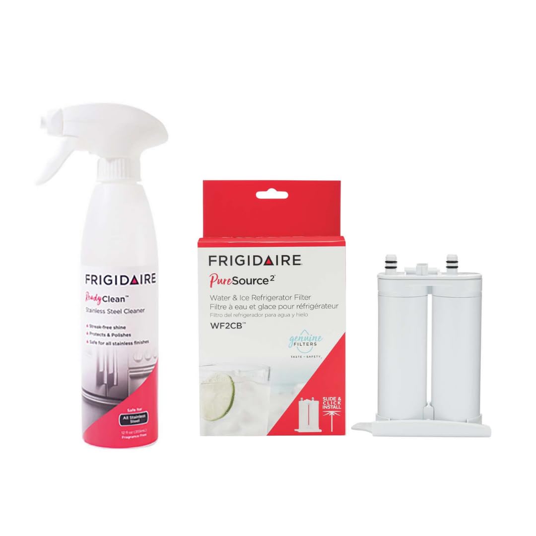 Amazon.com: Frigidaire WF2CB Water Filter Replacement + Bonus Stainless ...