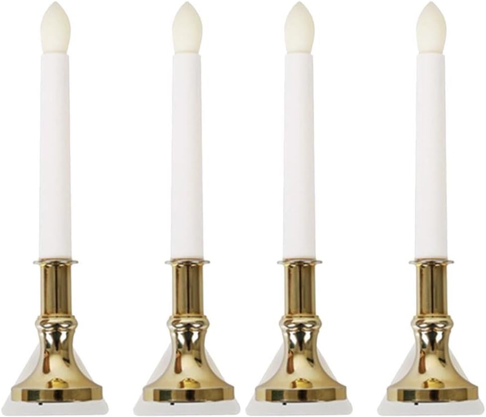 Amazon.com: 4 Pack Solar Flameless Candles Light Solar Powered ...