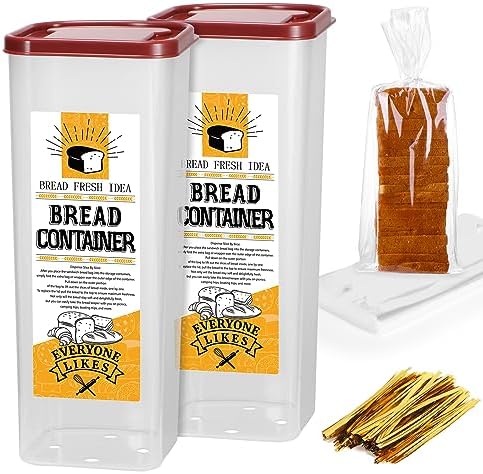 Amazon.com: DARCKLE Bread Box Bread Container for Kitchen Counter ...