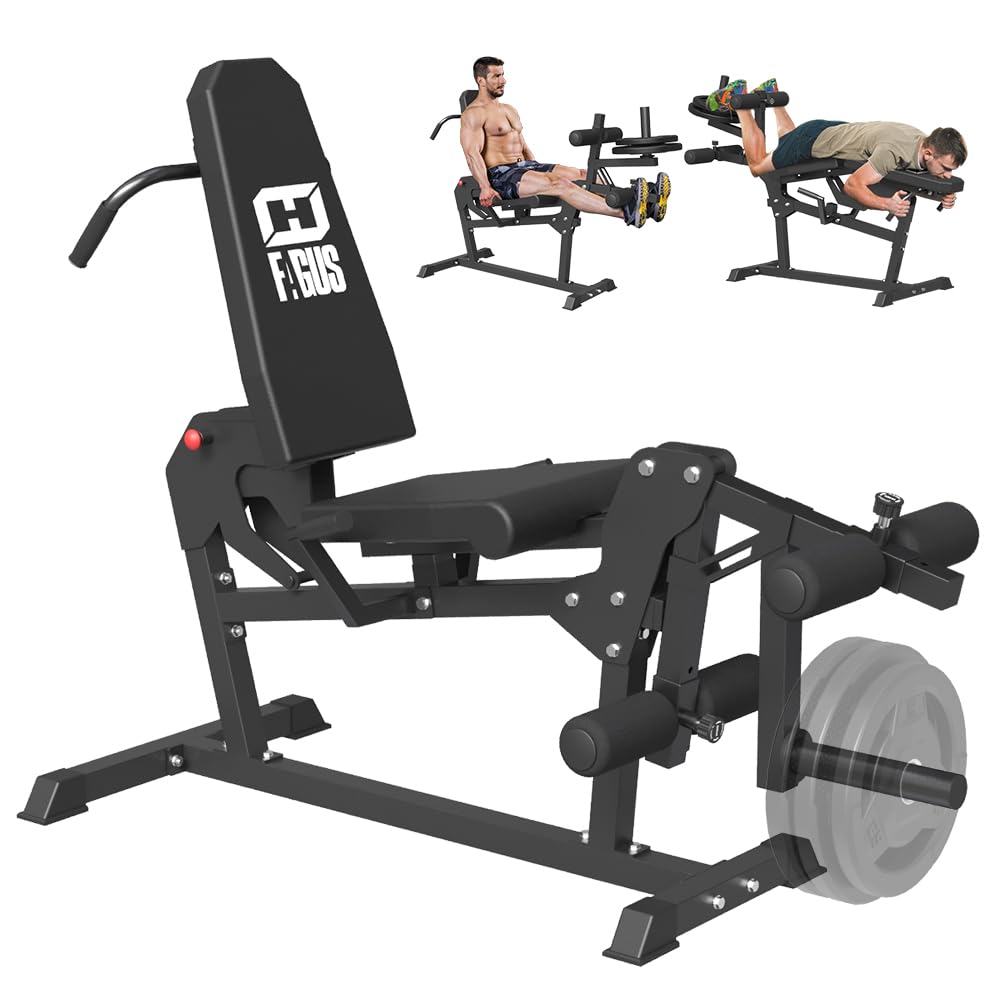 Buy Leg Extension and Leg Curl Machine, Seated Leg Extension and Lying ...