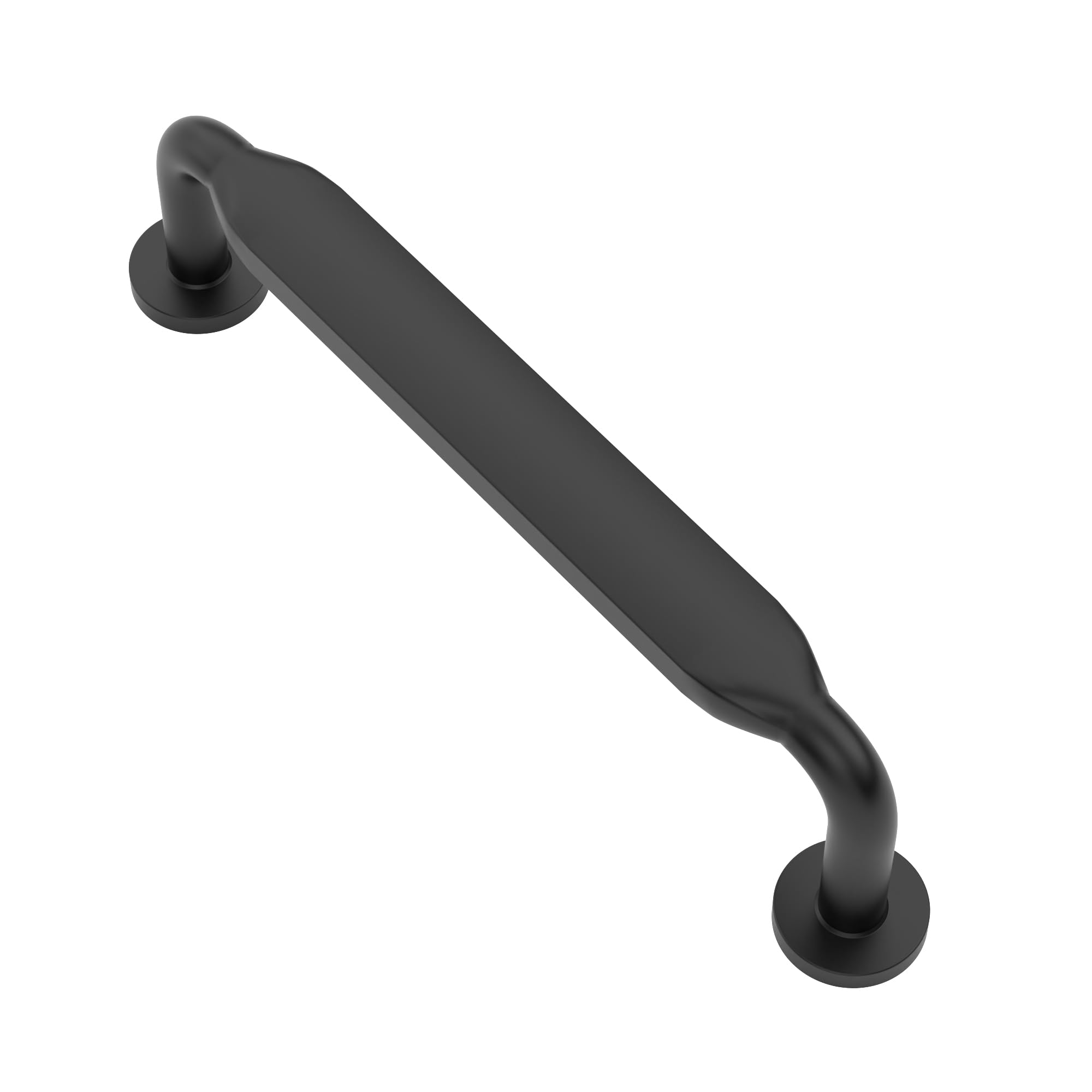 Alzassbg 10 Pack Matt Black Cabinet Handles, 3-3/4 Inch(96mm) Hole ...