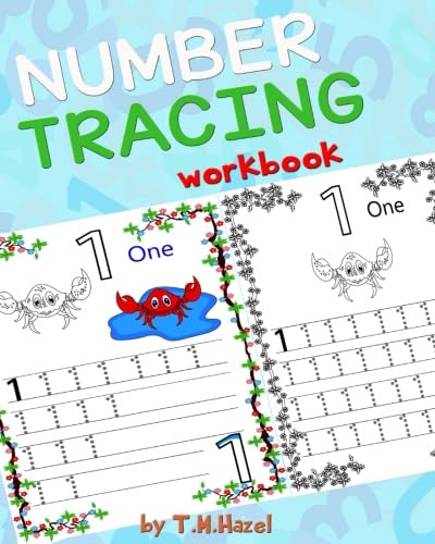 Children's Book: TRACE NUMBERS (Numbers Tracing Workbook for 3-5 year ...