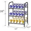 Amazon.com: GILLAS 3 Tier Water Bottle Storage Rack,Metal Beverage Can Rack,Large Capacity ...