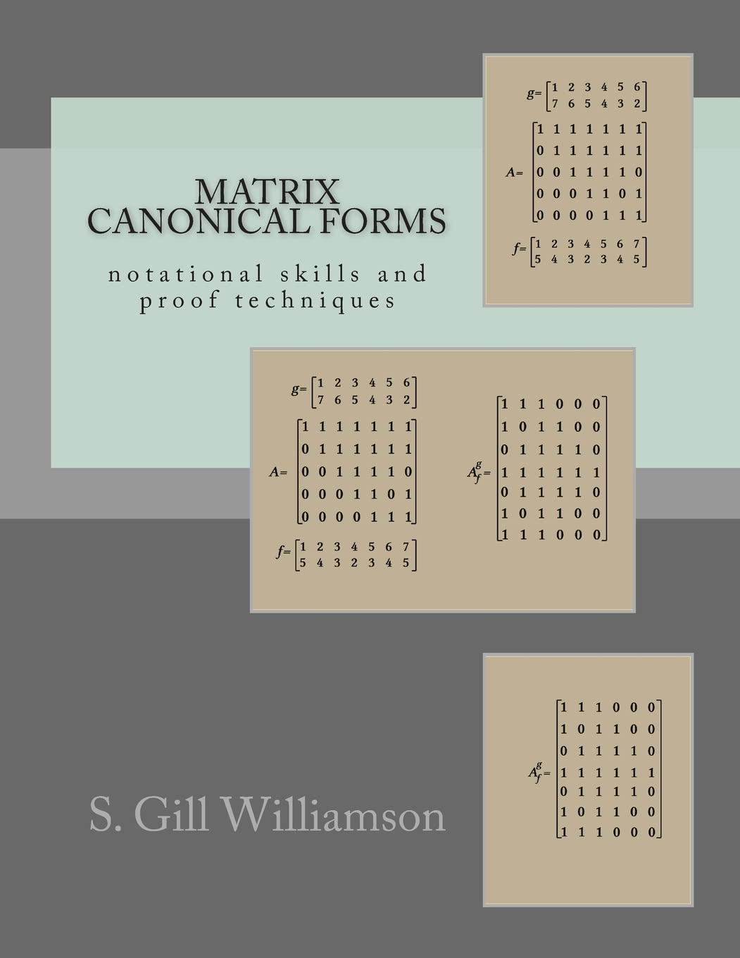 Amazon.com: Matrix Canonical Forms: notational skills and proof ...