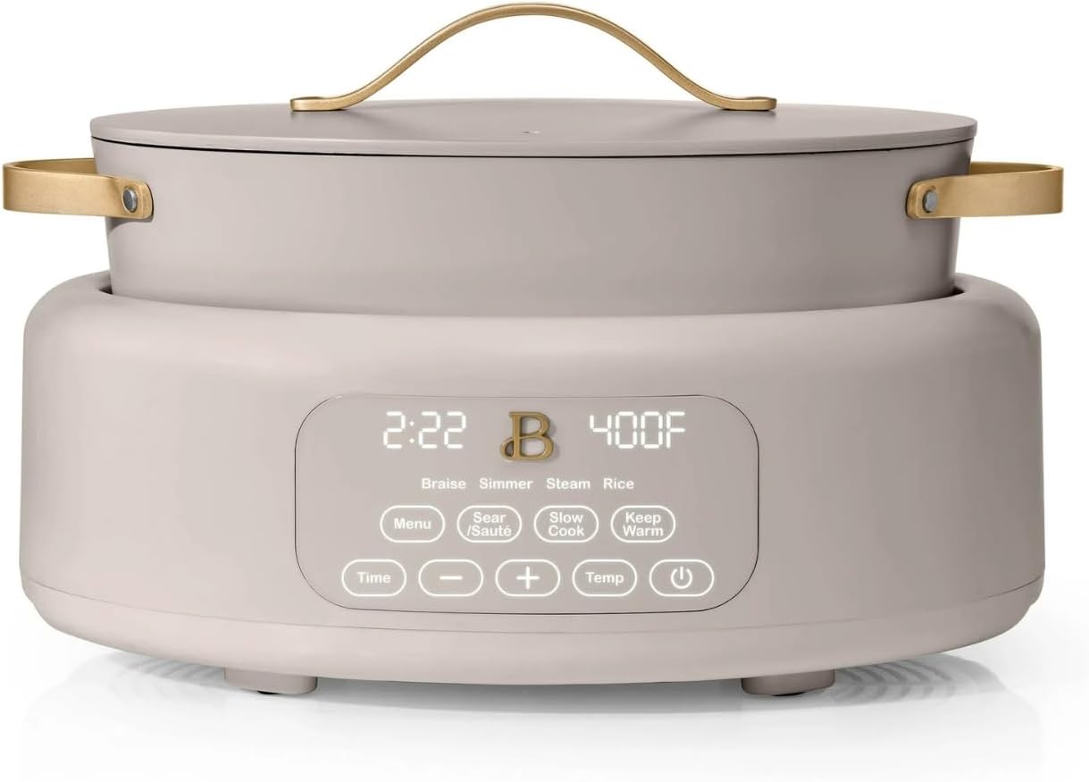 Amazon.com: Beautiful 10-in-1 Electric Multi-Cooker, 6-QT Capacity, 7 ...