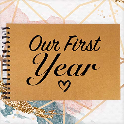 Our First Year A3/A4/A5 Scrapbook Photo Album Memory Keepsake Guest ...