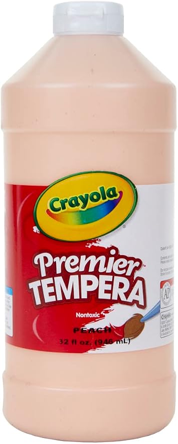 Amazon.com: Crayola Tempera Paint 32-Ounce Plastic Squeeze Bottle ...