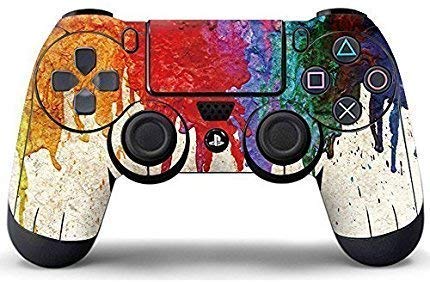 Skin Poster Colorful Oil Painting PS4 Controller Skin Sticker Decal ...