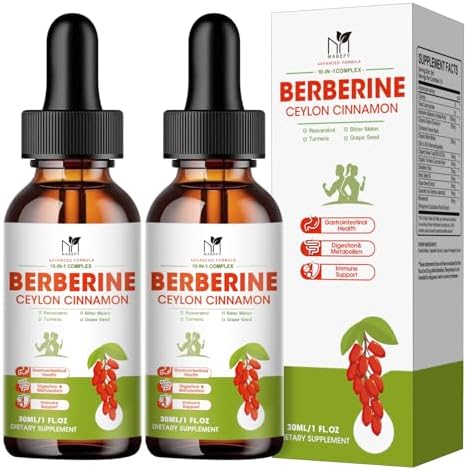 Amazon.com: Berberine HCL Supplement - Berberine Liquid Drops with ...