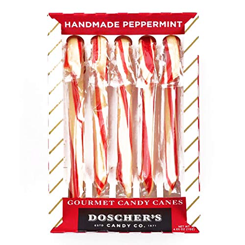 Amazon.com : Doscher's Candy Canes 5 Pack 4.05 oz each (3 Items Per ...