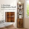 Amazon.com: Giantex 4-Tier Corner Shelf with Cabinet - 71" Tall Free ...