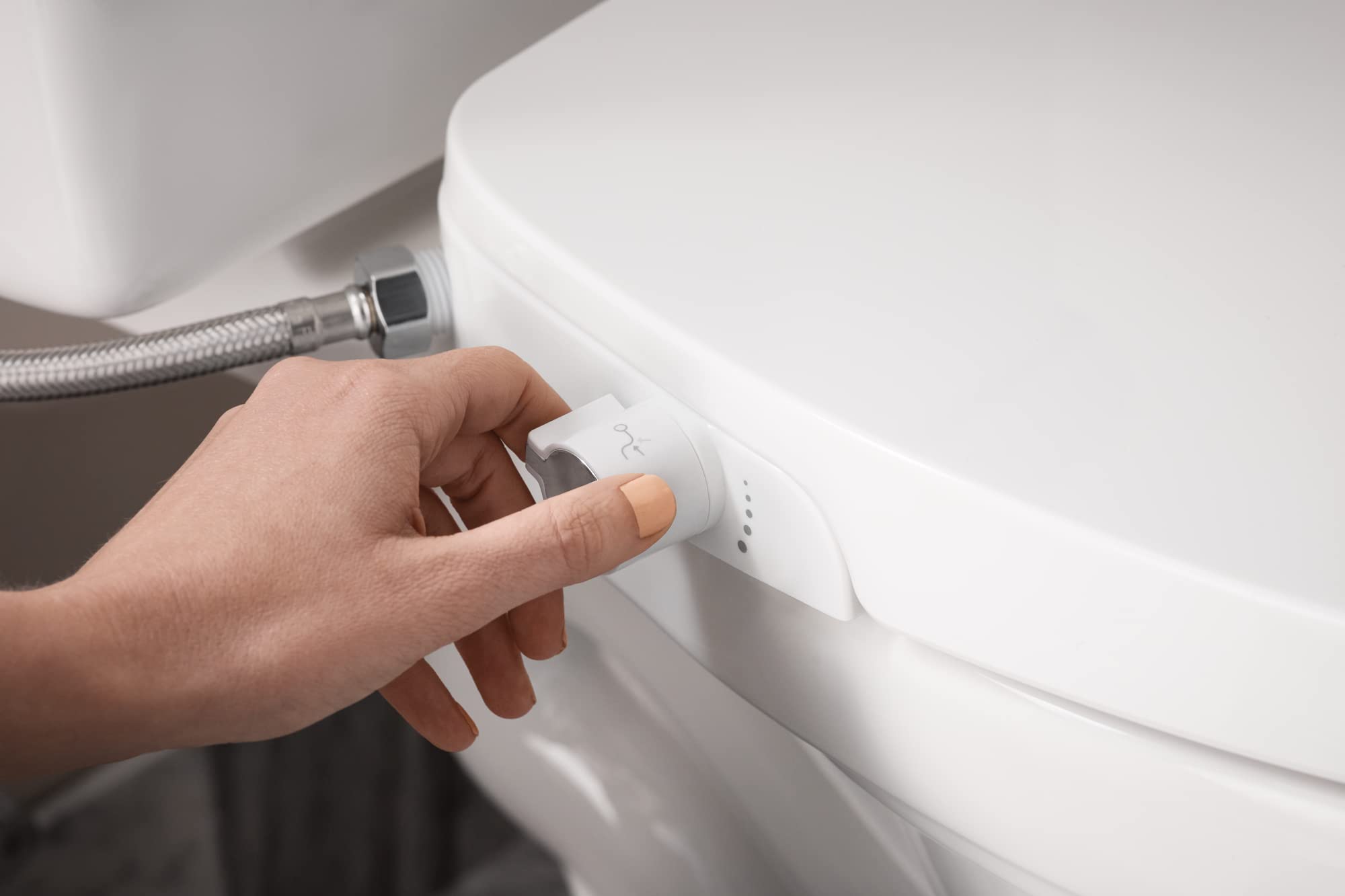 Moen EB500-E 2-Series Standard Non-Electronic Bidet Toilet Elongated ...