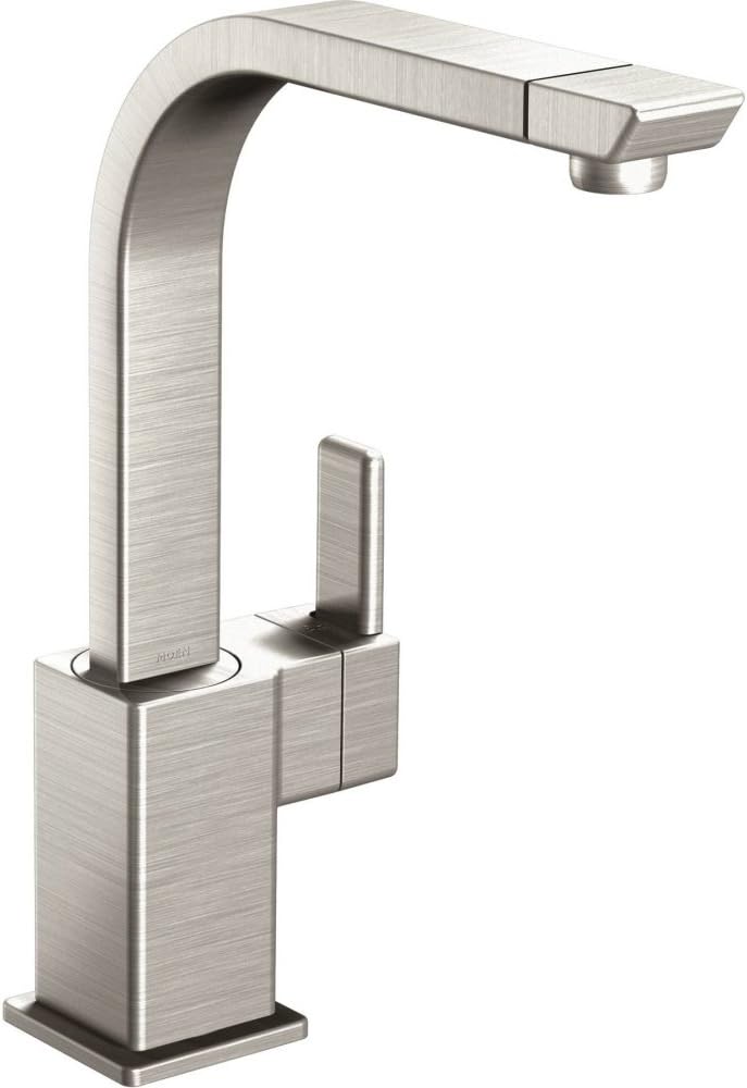 Moen 67425 Chrome one-Handle Kitchen Faucet, 0.5, Chrome - Touch On ...