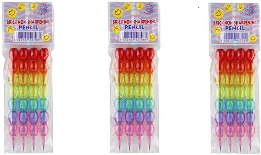PARTEET Stack Pencil Set for Birthday Gifts for Kids | Pack of 12 ...