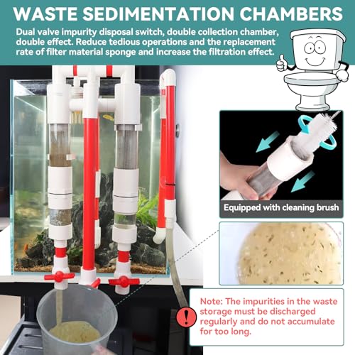 Aquarium Fish Waste Collector and Filtration System