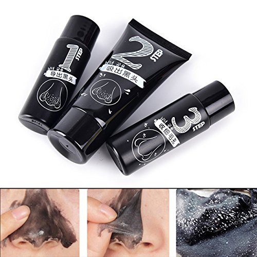 Buy HANKEY 3PcsFacial Peeling Acne Treatment Mask Nose Blackhead ...