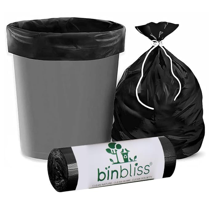BinBliss Extra Large Garbage Bags 15 Pcs in 1 Roll | 30 X 37 Inches ...
