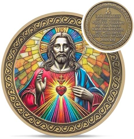 Amazon.com: Prince of Peace Jesus Challenge Coin - Lion of Judah ...