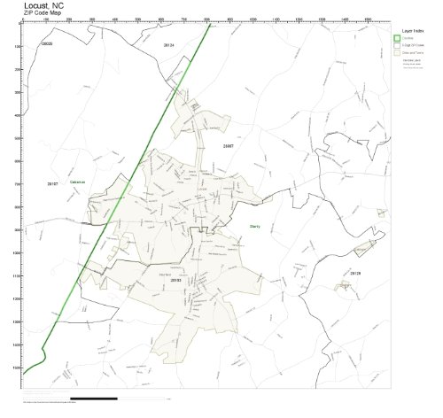 Zip Code For Locust Nc