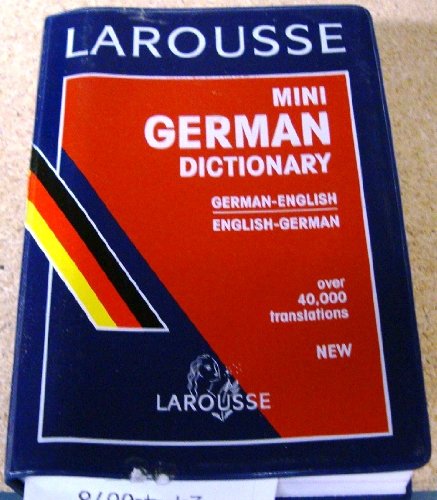 Amazon | Larousse Mini German Dictionary | Foreign Language
