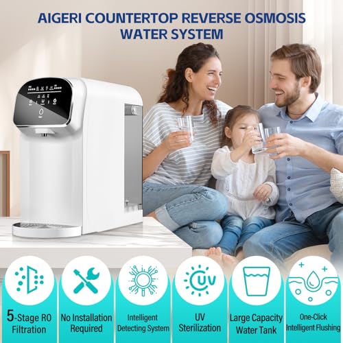 Portable RO Water Filter System with UV, 5-Stage Reverse Osmosis ...