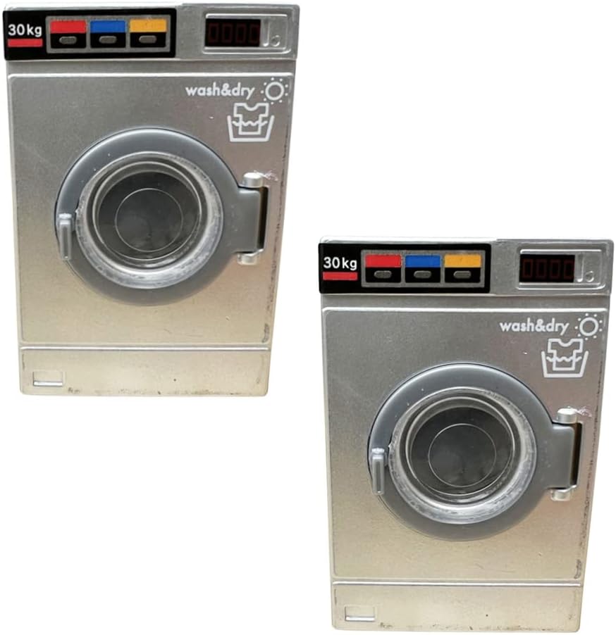 Amazon.com: LOGOFUN 2Pcs Dollhouse Washing Machines 1:24 Scale ...