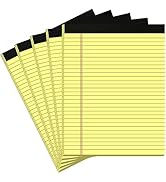 Amazon.com : MuiAng 12 Pack Note Pads 5 x 8 Inch Small Legal Pads 5 x 8 ...