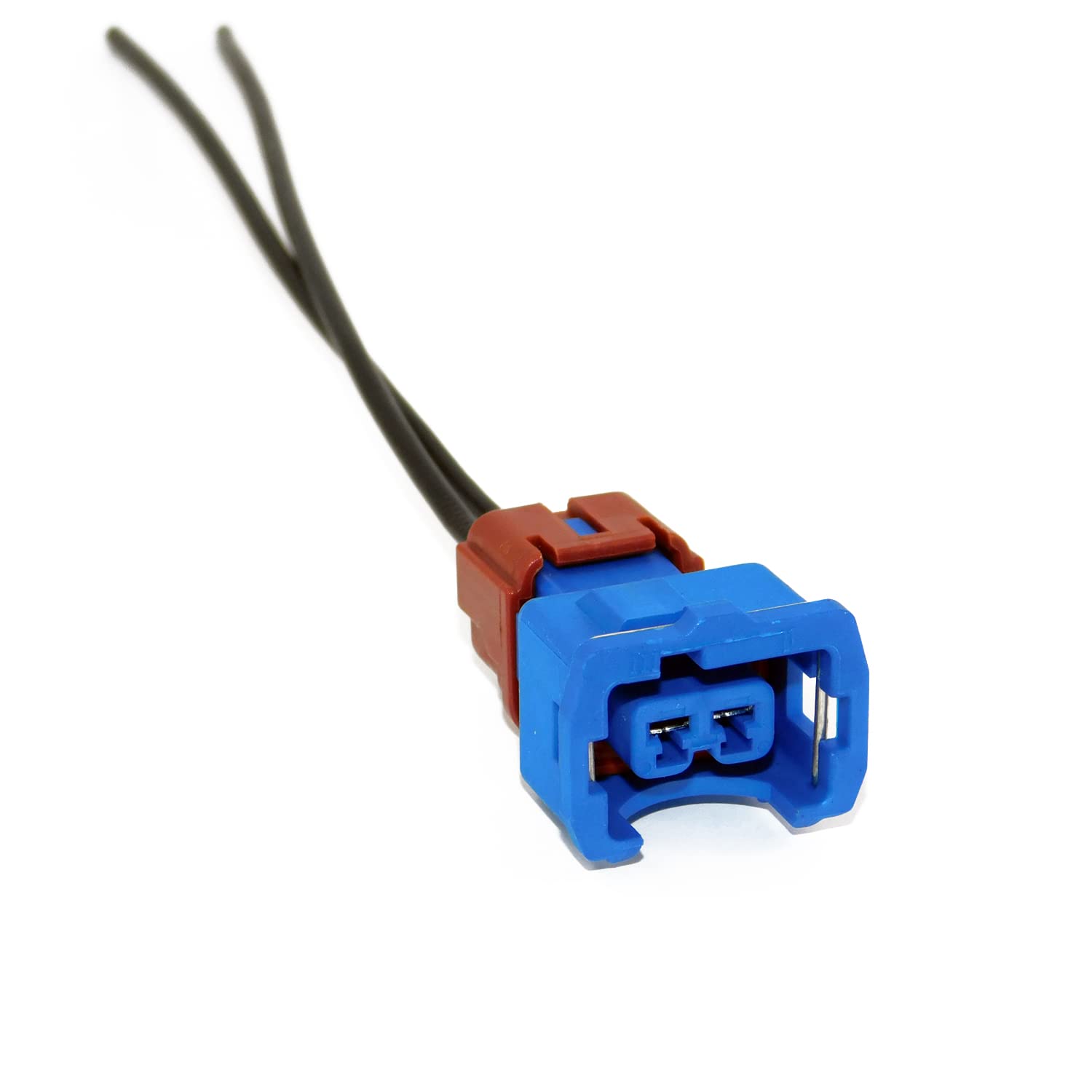 2 Pin Pigtail Harness A/C Compressor Connector Set - 2-Pin Male ...