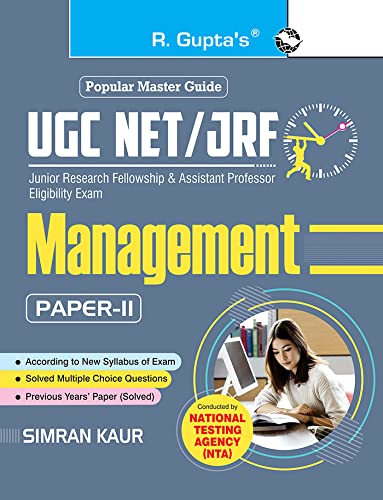 Buy NTA-UGC-NET/JRF: Management (Paper II) Exam Guide Book Online at Low Prices in India | NTA ...