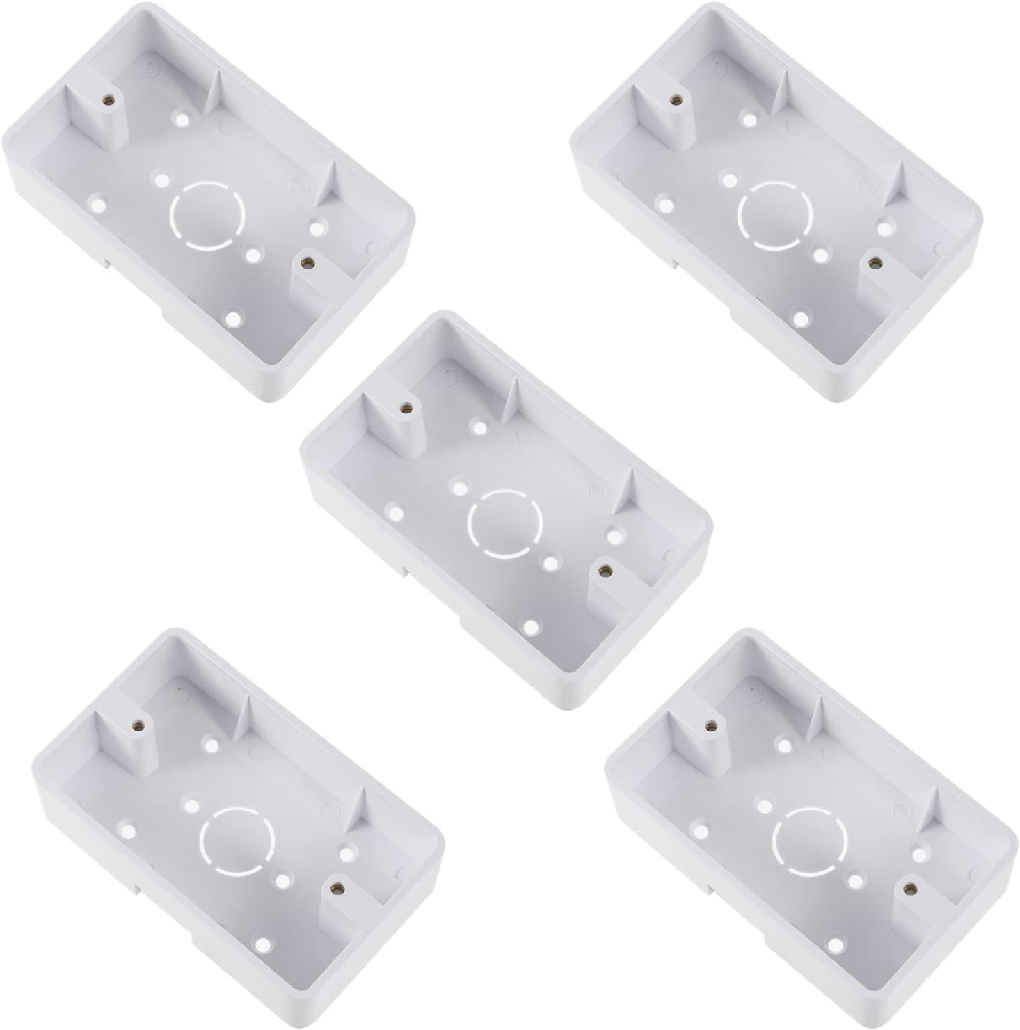 Amazon.com: Leviton 42777-1WA Surface Mount Backbox, Single Gang, White ...