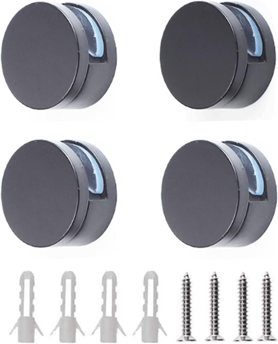 Amazon.com: Mirror Clips, Zinc Alloy Mirror Floating Glass Clip - Round ...