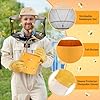 Amazon.com : UJG 5PCS Beekeeper Set Includes 1PCS Beekeeper Veil Hat ...
