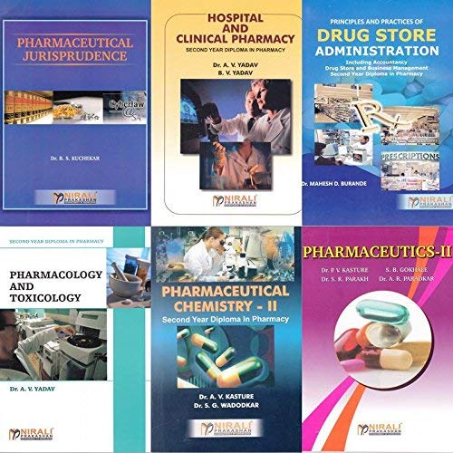 Second Year Diploma In Pharmacy Textbooks (Set of 6 Books) : Amazon.in ...