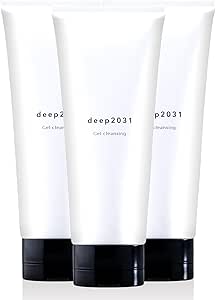 Amazon | 【公式】ドクターリセラ deep2031 ジェルクレンジング 200g×3個セット 毛穴 洗顔 メイク落とし まつエクOK 敏感肌 メンズ 無添加 みずみずしい 柑橘系 ...