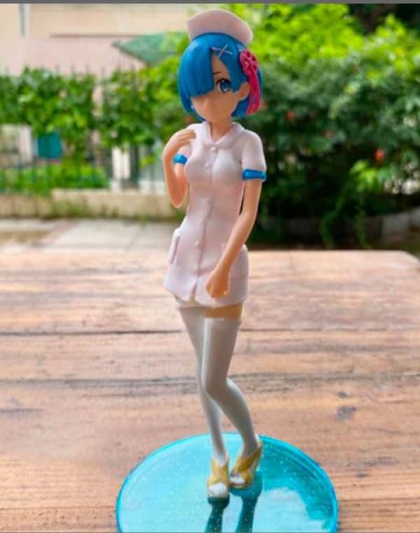 BOENJOY Gifts- Rem Nurse Action Figure | Anime Doll | 1 Action Figurine ...