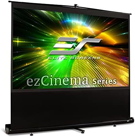 Amazon.com: SCREENPRO 120 inch Tensioned Floor Rising Projector Screen ...