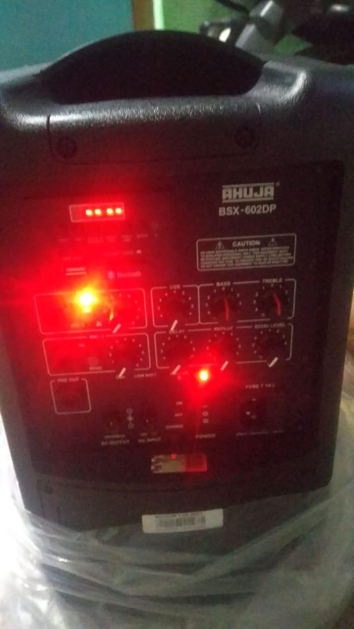 AHUJA Portable PA System BSX-602DPM with, Bluetooth USB & Echo Effect ...