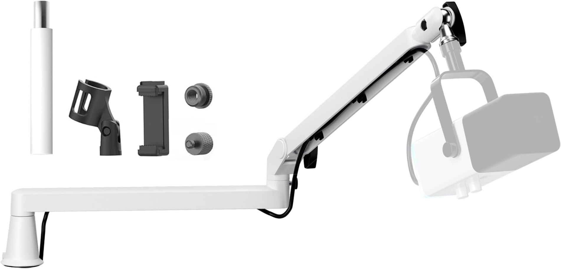 Amazon.com: Elgato Wave Mic Arm LP White - Premium Low Profile ...
