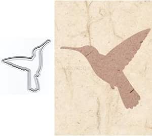 Amazon.com : Hummingbird Die Cuts for Card Making, Animal Metal Cutting ...