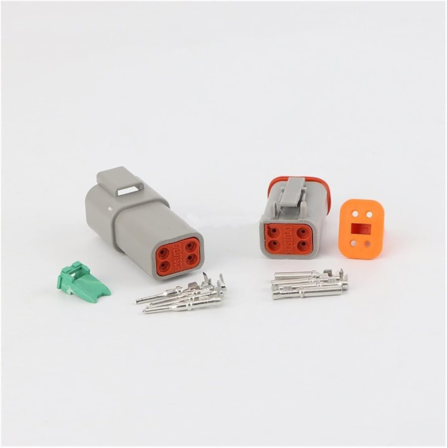 Amazon.com: 5 Sets 4Pin Deutsch DT Waterproof Male Female Electrical Connector Plug DT04-4P DT06 ...