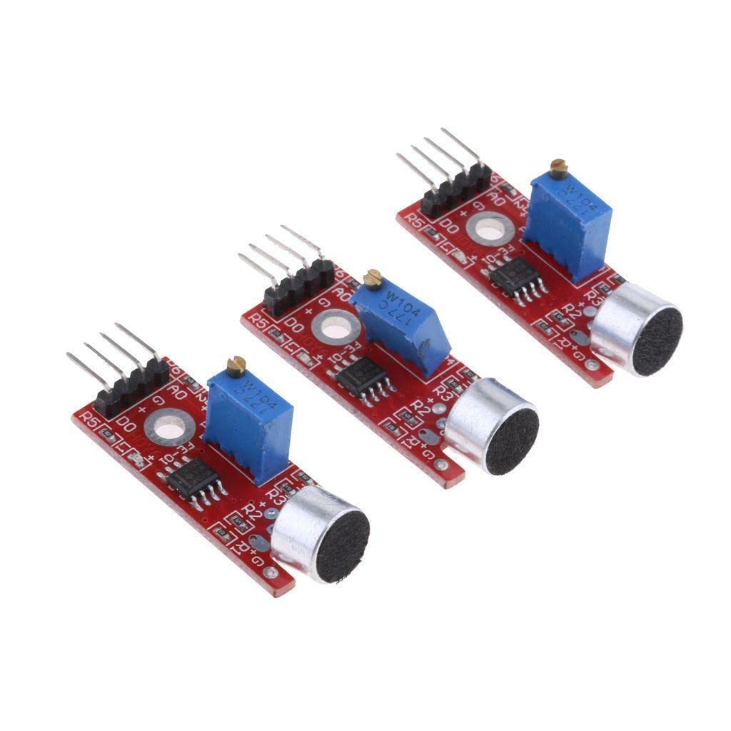 3Pcs High Sensitivity Sound Microphone Sensor Module For : Amazon.in ...