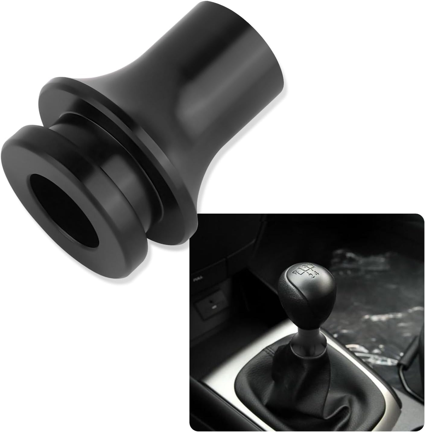 Amazon.com: M10x1.5 Car Gear Shift Knob Adapter,Aluminum Alloy Shift ...