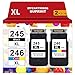 Amazon.com: myCartridge SUPRINT 245XL 246XL Combo Pack Ink Cartridge Replacement for Canon 245XL ...