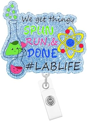 Amazon.com : Arakulago Nurse Lab Tech Life Badge Reel Retractable Funny ...