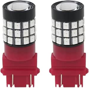 Amazon.com: BLUE ELF Newly Upgraded 3156 3157 Red LED Bulbs 3056 3057KX ...