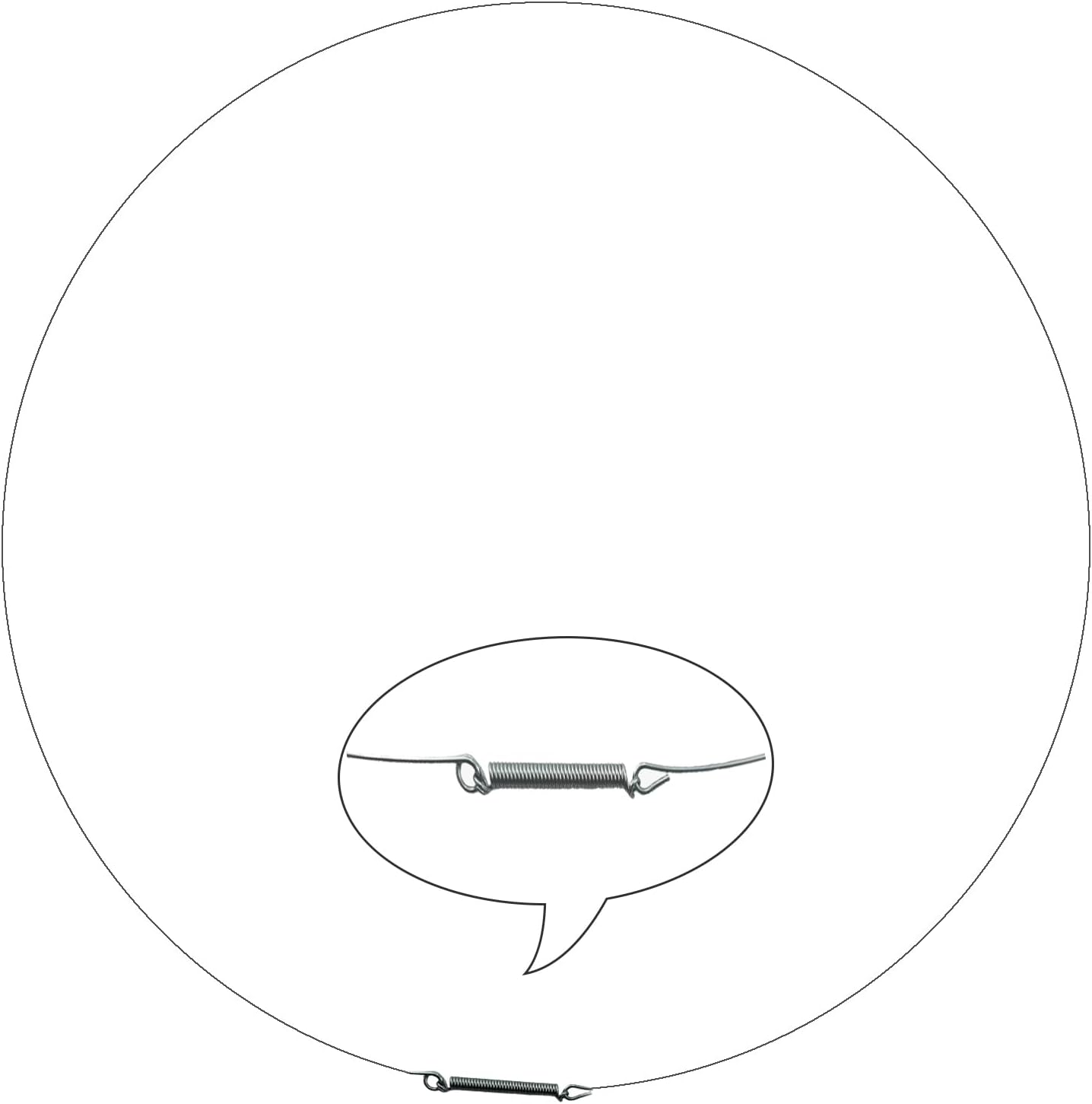 Amazon.com: Dinghosen DC97-04973B Washer Door Boot Spring Clamp ...