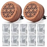 Wooden Aromatherapy Essential Oil Diffuser Car Vent Clip | TheGreenHead.com