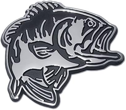 Amazon.com: Bass Fish Premier Chrome Metal Auto Emblem : Automotive